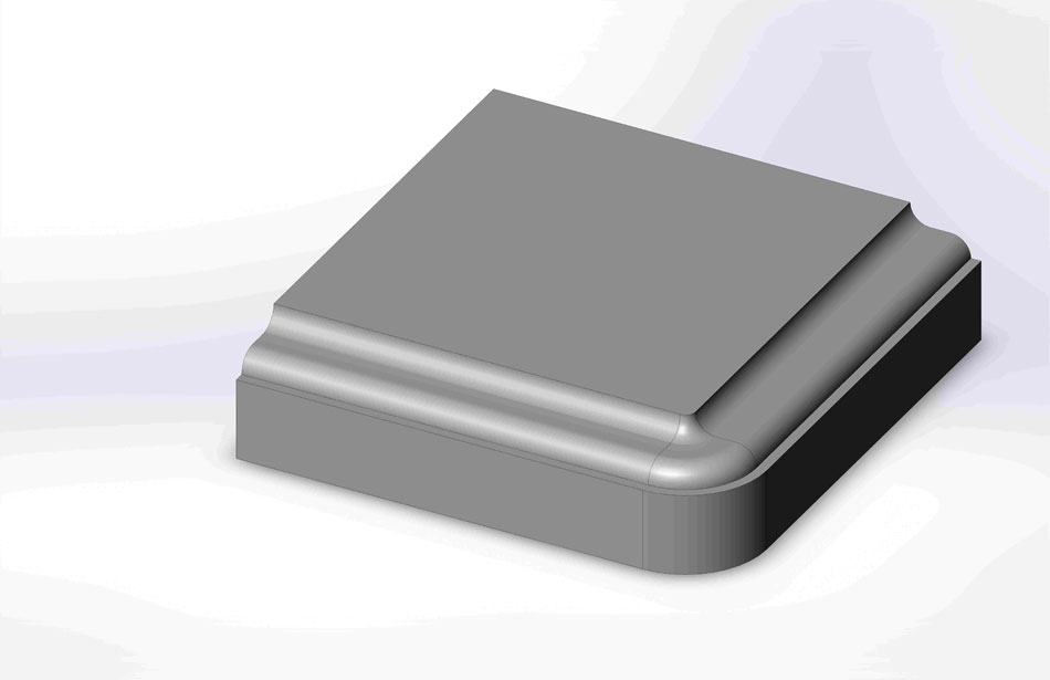 Ogee with Notch Countertop Edge Profile by Grothouse